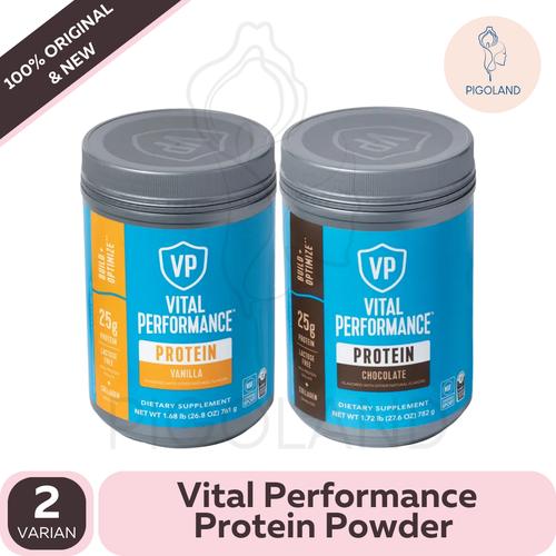 Jual Vital Proteins Performance Chocolate Vanilla Whey Casein Susu Gym ...