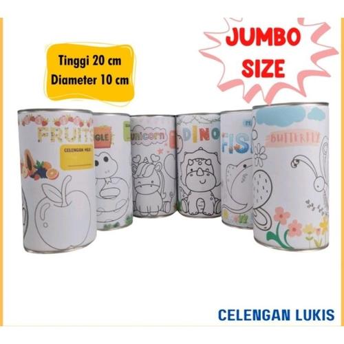Jual Ayo Order - Celengan Lukis Mewarnai / Celengan Target / Celengan ...