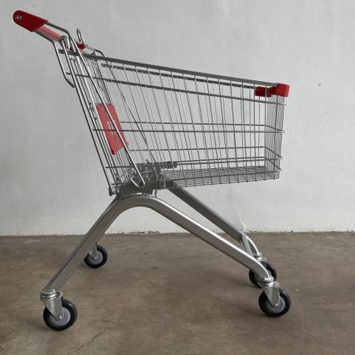 Jual Trolley Belanja Troli Supermarket 60 liter dengan Karet Pelindung ...