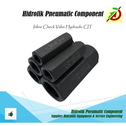 Jual Inline Check Valve Hydraulic CIT / CV-03 G 3/8" / 3/8inch ...