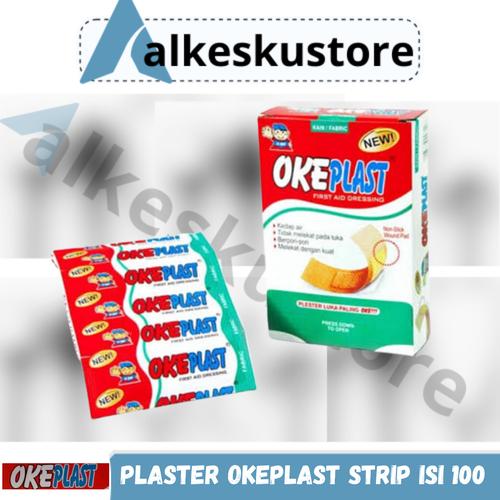 Jual Plester OkePlast isi 100 pcs / OkePlast / Oke Plast / Plester ...