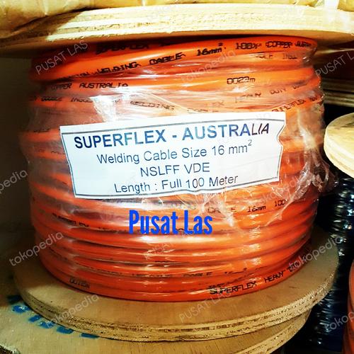 Jual Kabel Las Mesin Las 16mm SUPERFLEX / Welding Cable 16 mm SUPERFLEX ...