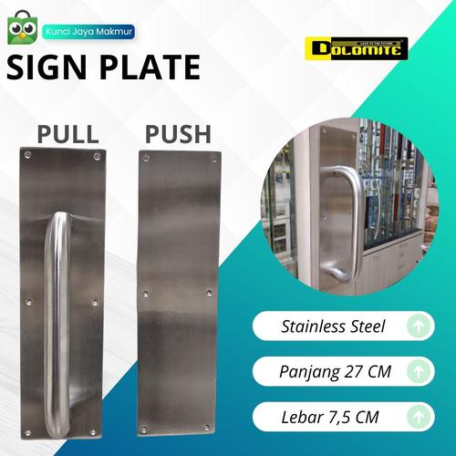 Jual Sign plate handle push pull tarik dorong pintu tanpa ring panjang ...