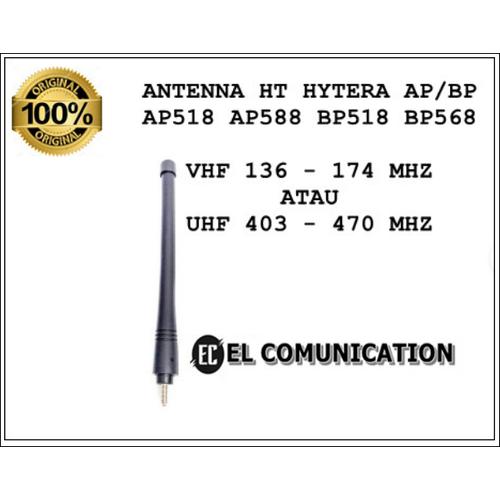 Jual Antenna VHF UHF Hytera AP518 AP588 BP518 BP568 ANTENA HYTERA ORIGINAL - UHF 403 - 470 ...