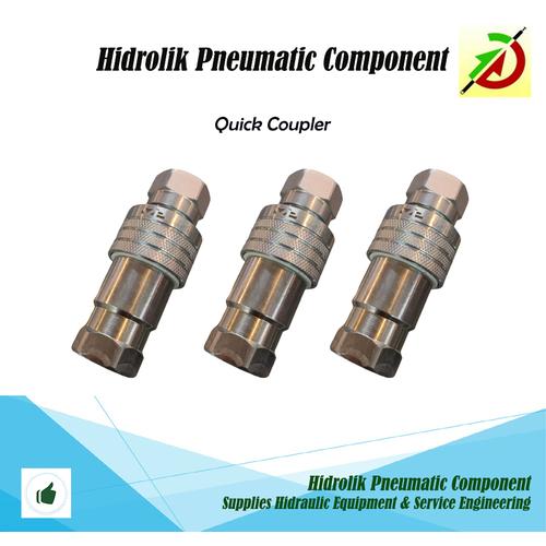 Jual QUICK COUPLING 1/4" INCH / QUICK COUPLER 1/4" INCHI / COPLER ...