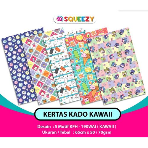 Jual Kertas Kado Kawai isi 50 / Bungkus Kado KFH-190WAI - Jakarta Utara - HELLO FANCY | Tokopedia