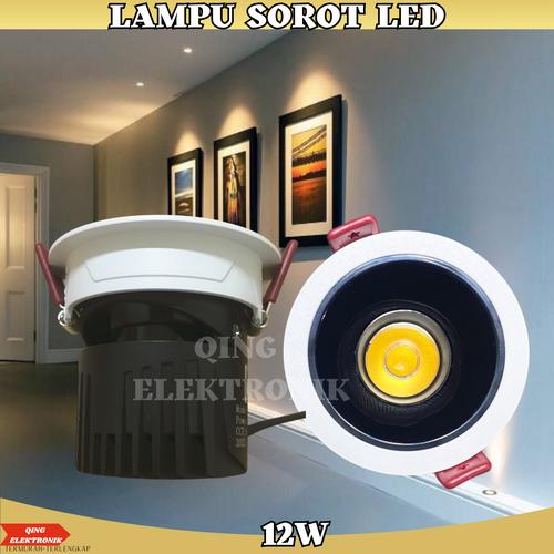 Promo Lampu Spotlight COB LED Sorot Lampu Plafon 12W Beam Angle 24 ...