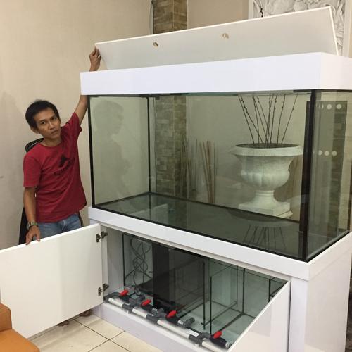 Jual AQUARIUM 150x60x80cm - Putih, 120x40x40 - Kota Depok - Aquarium ...