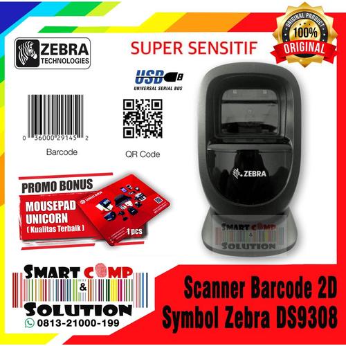 Jual 2D Barcode scanner Zebra DS9308 Pengganti Symbol DS9208 Efaktur ...
