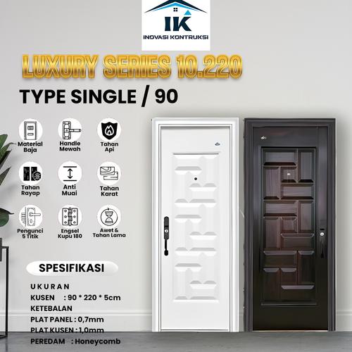 Jual IK - (LUXURY Single 10) Pintu Baja Single Lengkap Berkualitas Dan ...