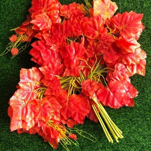 Jual Daun Maple Artificial Cabang 3 Dekorasi Daun Maple 1 Lusin - Kota ...