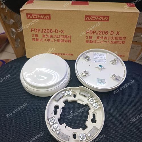Jual ROR Heat detector nohmi FDPJ206-D-X- plus base - Jakarta Pusat ...