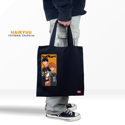 Jual HAIKYUU Tote Bag Kanvas Anime Hinata Shoyo / Karasuno / Haikyuu ...