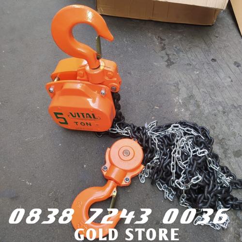 Jual Chain Block katrol Manual 5 Ton x 30 Meter Vital Alat Angkut ...