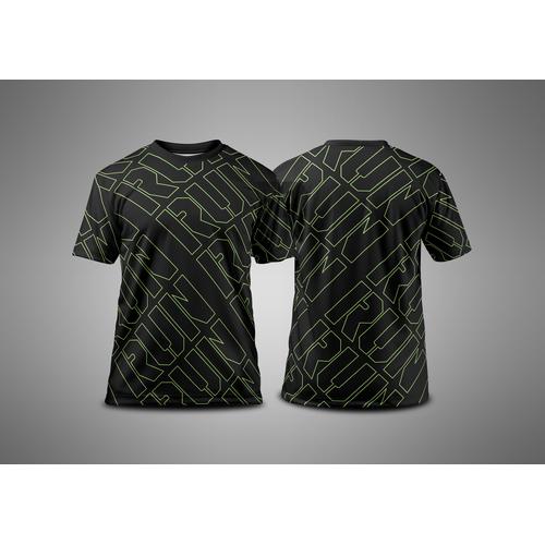 Jual Jersey Lari (RUN URN RUN) Hijau - Dryfit UV, XS - Kota Depok ...