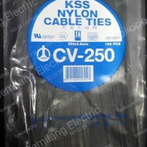 Jual KABEL TIES / CABLE TIE CV 250 KSS 25CM CV250 HITAM - Jakarta Pusat - NR Elektrik | Tokopedia