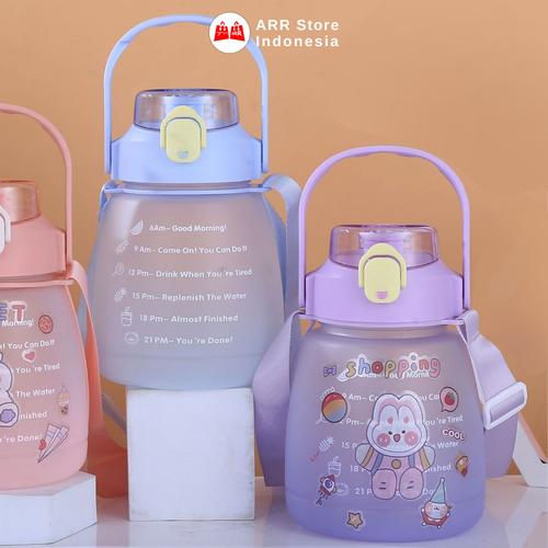 Jual Botol Minum Anak Sekolah 1300 ml Botol BPA Free Motif Colour 1300 ...