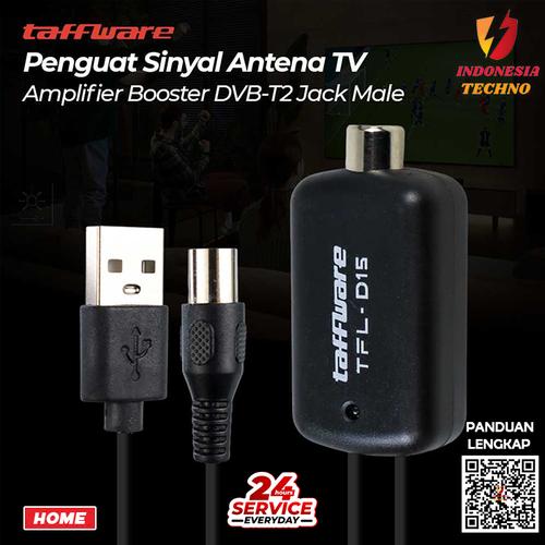 Jual Alat Penguat Sinyal Boster Antena Tv Digital Amplifier Booster DVB ...