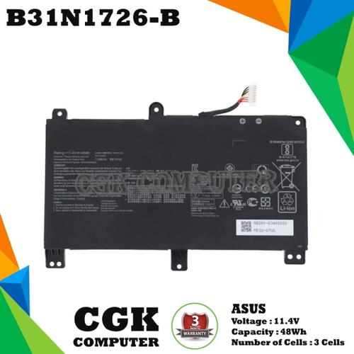 Jual Baterai Laptop Asus ROG Strix G15 G512 G512LI G531 G531GT B31N1726 ...