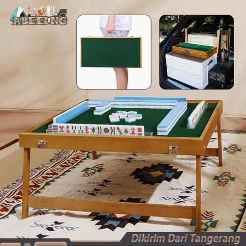 Jual Set Mahjong Game Dengan Meja Tradisional Mahyong Board Game Travel ...