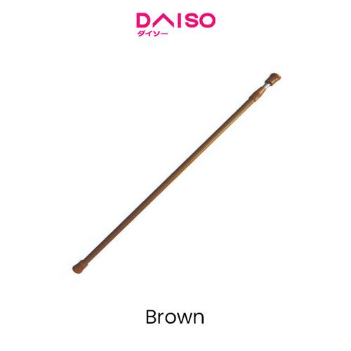 Jual Daiso Spring Tension Rod Grain 50-70cm - coklat muda - Jakarta ...
