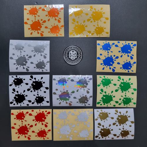 Jual Stiker BERCAK Sticker CROT Isi 4 cutting - Hologram - Jakarta ...