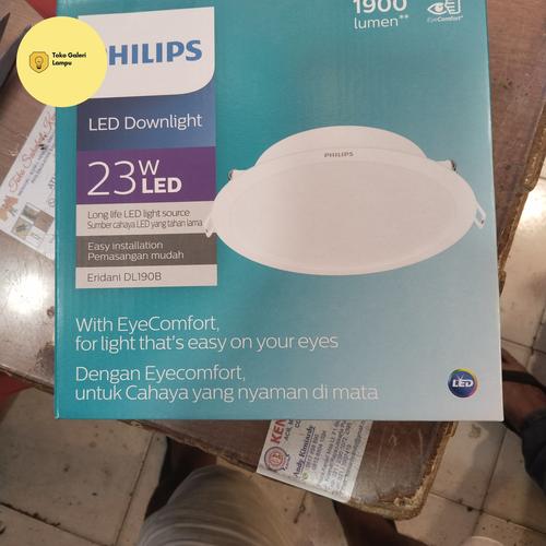 Jual LAMPU PHILIPS DOWNLIGHT LED DL 190B ERIDANI G2 22WATT W8 INCH 8 ...