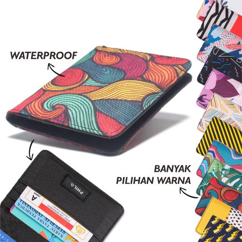 Promo Dompet kartu kain simpel model lipat 8 slot kartu card wallet ...