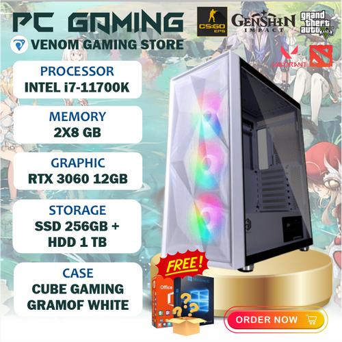 Jual PC GAMING SULTAN I7 11700K I RTX 3060 12GB I NVME I HDD l GEN 11 ...
