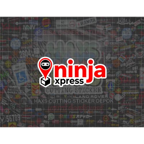 Jual Cutting Sticker Logo Ninja Express v2 12 cm x 5.5 cm - Kota Depok ...