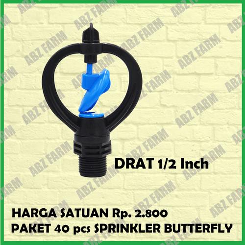 Jual SPRINKLER / SPRINKLE TAMAN KUPU KUPU / BUTTERFLY DRAT LUAR 1/2 ...