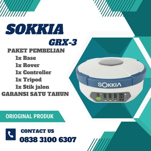 Jual Gps Geodetik Sokkia GRX 3 / 2Receiver RTK Gnss - Kota Tangerang - PT GEMILANG SURVEY ...