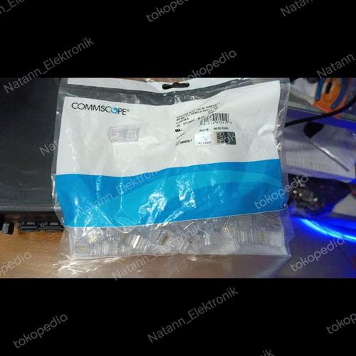 Jual 4078 jack jak jek jeck rj45 rg45 rj rg 45 amp commscope 1 pack ...