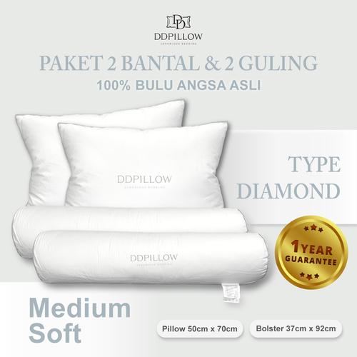 Promo DDPillow 2 Set Bantal Guling Hotel Bulu Angsa Asli Diamond 100% Down - Jakarta Barat ...