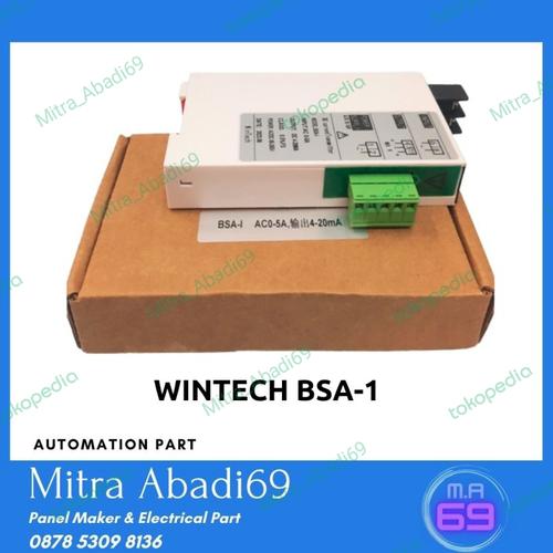 Jual Wintech BSA-I AC Curret Tranducer 0-1A Out 4-20mA 85-265Vac/Vdc - Jakarta Barat - Mitra ...