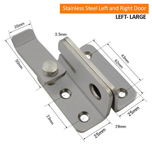 Jual Grendel Sliding Door Stainless Pintu Geser Tebal Kunci Gembok unik ...