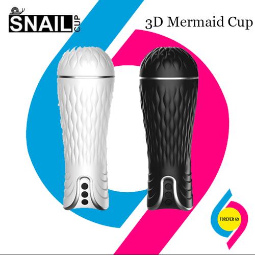 Jual Snail Cup 3D Mermaid Cup Vibrate with Sound Alat Bantu Seksual ...