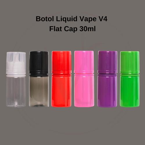 Jual Botol Liquid Vape 30ml / Botol Chubby Flat Cap V4 - Jakarta Barat ...
