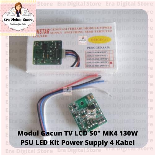 Jual Modul Gacun TV LCD 50" MK4 130W PSU LED Kit Power Supply 4 Kabel ...