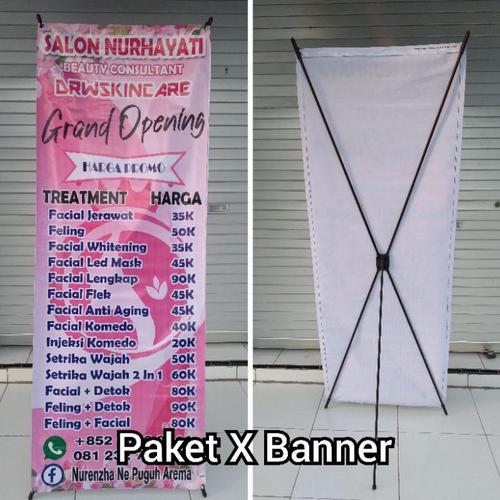 Jual Banner / Bener / Stand X Banner / Paket X Banner - Kota Surabaya ...