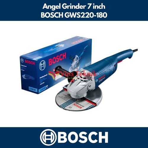 Jual BOSCH GWS220-180 GWS 220-180 Mesin Gerinda 7" inch Asah Potong ...