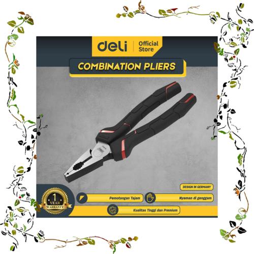 Jual Deli Tang Kombinasi 8 Merah Premium Combination Plier 8 PVC DL0005 ...