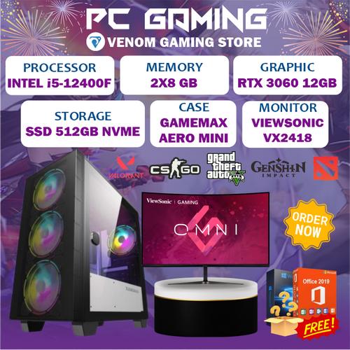 Jual PC Gaming Fullset | i5 12400F | RTX 3060 8GB | 16GB DDR4 | NVME ...