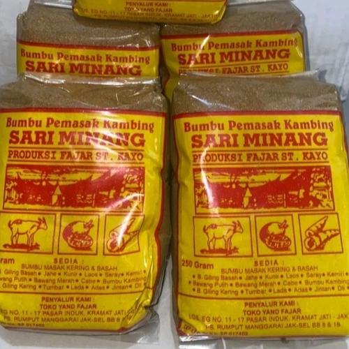 Jual Bumbu Pemasak Rendang SARI MINANG 250 Gram - Jakarta Timur ...