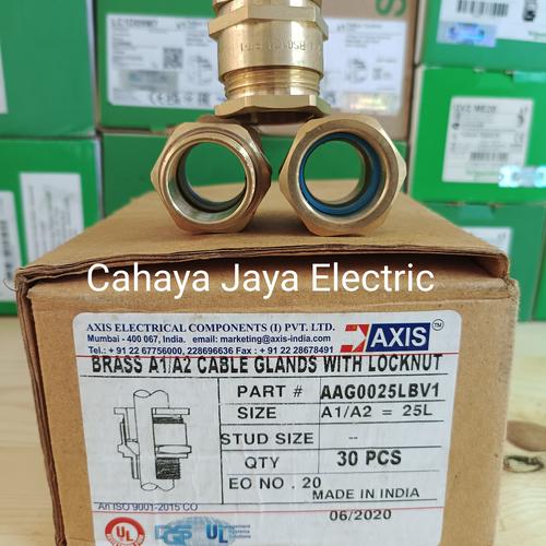 Jual Industrial Cable Glands A1/A2 WITH LOCKNUT AAG0025LBV1 25L AXIS ...