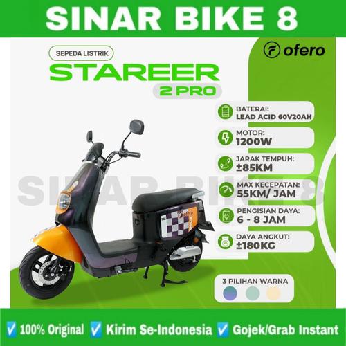 Jual Sepeda Lisrik Ofero Stareer 2 Pro Lead 1200 Watt Electric E Bike ...