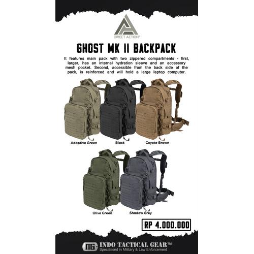 Jual DIRECT ACTION GHOST MK II BACKPACK - BLACK - Kota Bekasi ...