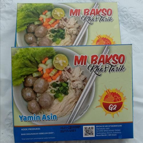 Jual Mie Baso Khas Tasik G2 Yamien Manis dan Yamien Asin - Asin - Kota ...