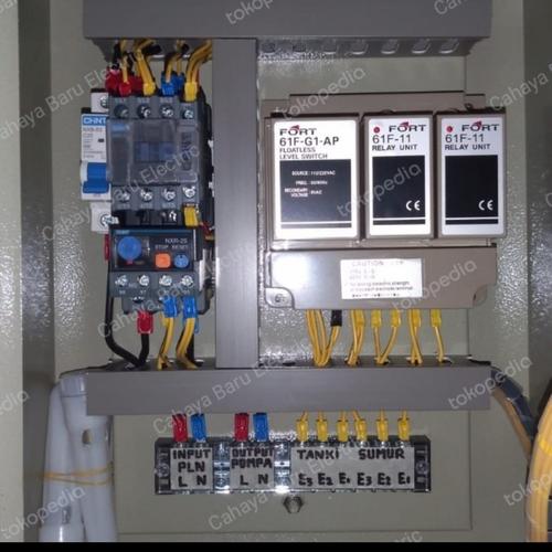 Jual panel pompa submersibel auto manual 3 hp 1 phase 2 kontrol wlc ...