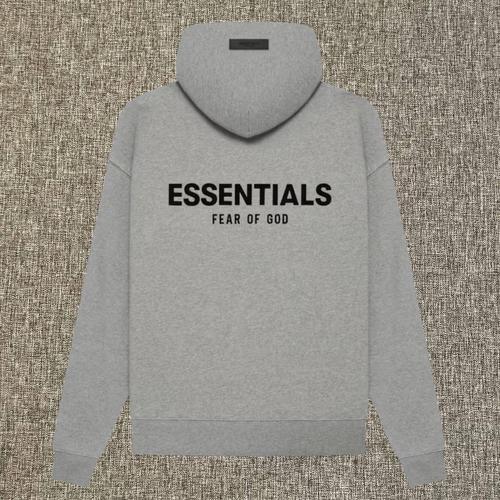 Promo Essentials FOG Fear of God Hoodie Dark Oatmeal Original - Kab ...